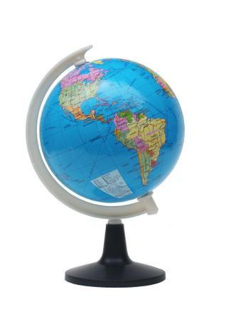 Mini Globo Terrestre Giratório com 10cm Diâmetro - Y888 - Globe - Globo ...
