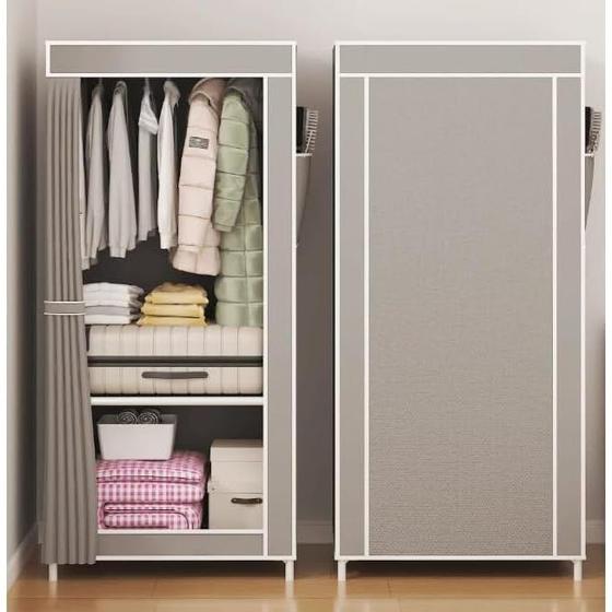 Mini Guarda Roupa Portátil Organizador Sapatos Desmontavel Casa Closet ...