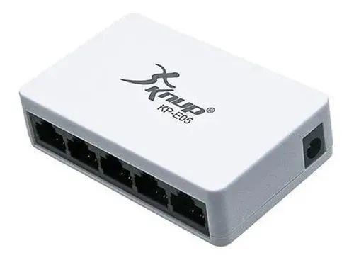Mini Hub Switch 5 Porta Cabo Rede Rj45 10/100 Ethernet Modem - Switch ...