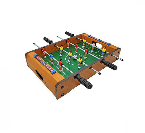 Mini Jogo Totó Pebolim Futebol Em Madeira E Aço Carbono BG3 - Western ...