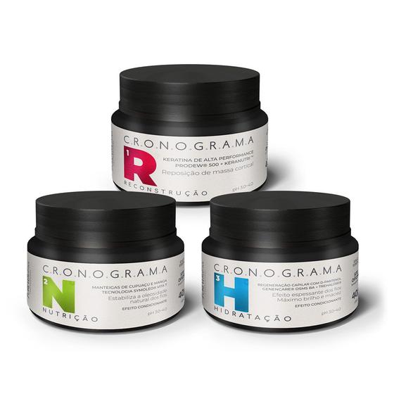 Mini Kit Cronograma Capilar Forever Liss - Kit de Tratamento para ...