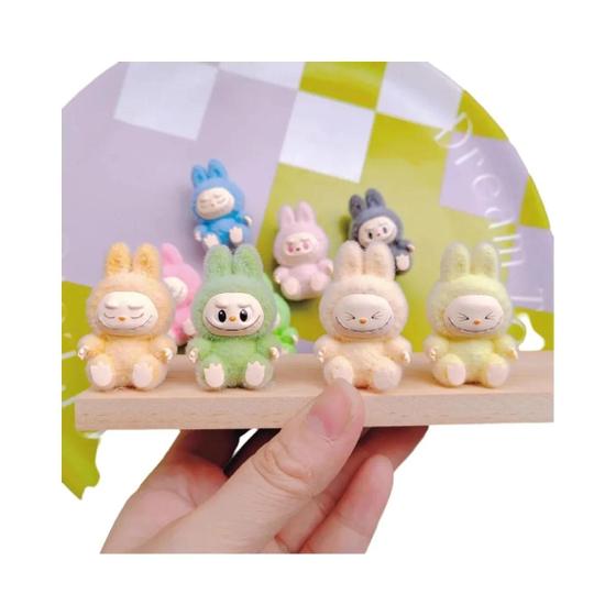 Mini Labubu Série Desenho Animado Reunindo Boneca Fofa Pingente Diy ...