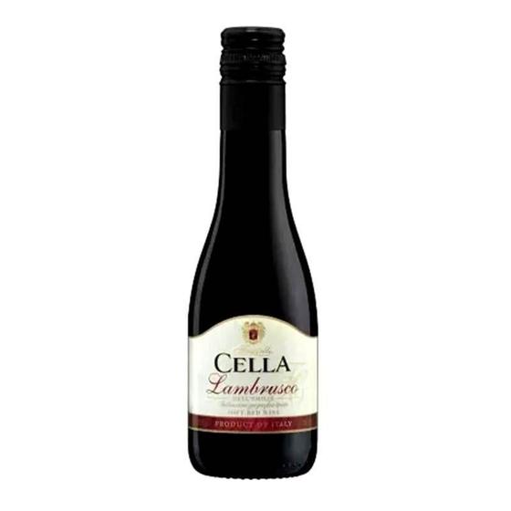 Mini Lambrusco Frisante Dellemilia Cella Tinto 200ml - Vinho - Magazine ...