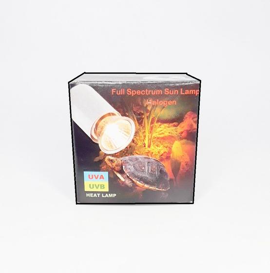 Mini Lâmpada Uva/uvb 50w + Aquecimento 3 Em 1 Halogen 110v - lucky fish - Lâmpada Halógena ...