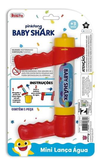 Mini Lança Água Baby Shark - Rosita - Lançadores de Água - Magazine Luiza
