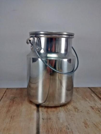 Mini Leiteira 500Ml Latão De Leite Kit Com 15 Leiterinhas - Menina ...