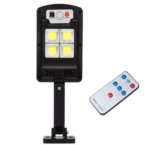 Mini Luminária LED Poste Rua Parede Refletor Com Sensor Presença ...