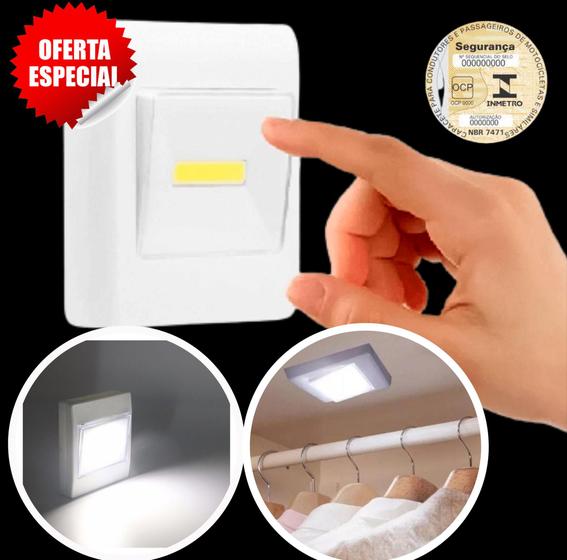 Mini Luminária Portátil em LED Luminária Interruptor Led ORIGINAL ...