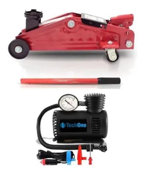 Mini Macaco Jacarezinho Jacaré 2T + Compressor Ar Automotivo - Tech One ...