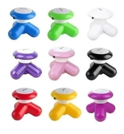 Mini Massageador Portátil Usb 3 Pontas Vibratorias Premium - TOMATE ...