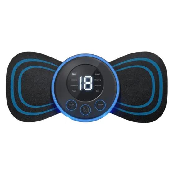 MINI MASSAGEADOR Terapêutico -Portátil/ Recarregável/ Eletro Pulso ...