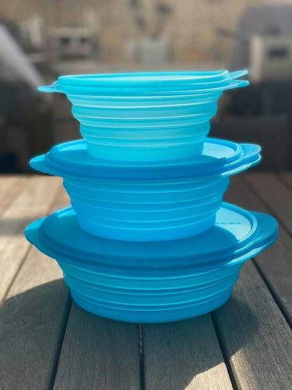 Mini Max - Conjunto 3 peças Tupperware - Tupperware - Pote - Magazine Luiza