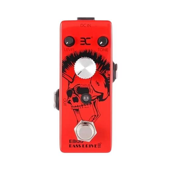 Mini Metal ENO Bass Drive Ebod Overdrive Pedal Baixa Distorção Mantém ...