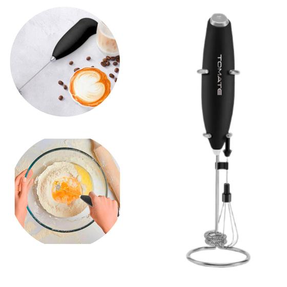 Mini Mixer Batedor Misturador De Capuccino com Suporte - Tomate - Mixer ...
