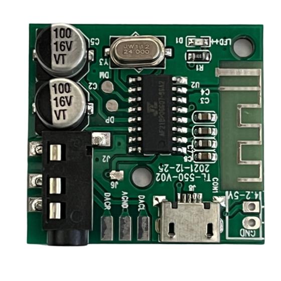 Mini Modulo Placa Receptor Bluetooth 5.0 Áudio Mp3 - First Option ...