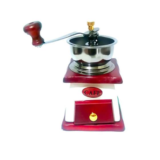 Mini Moedor de café Manual manivela Madeira e Porcelana - MILLY ...