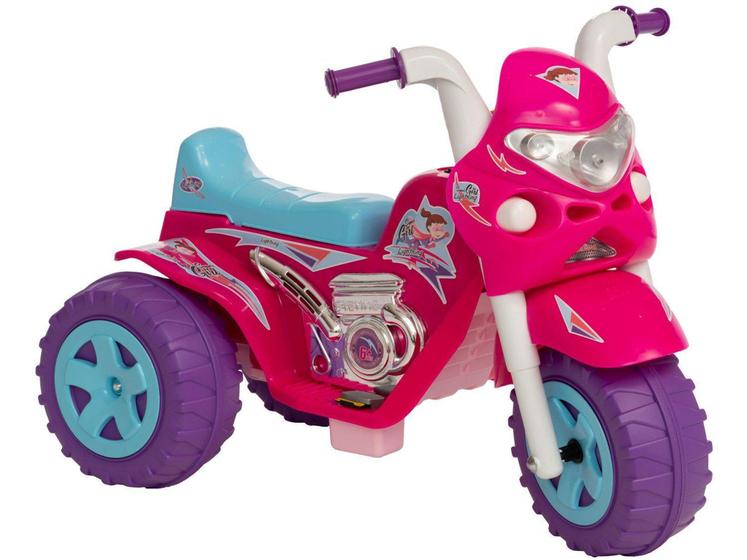 Mini Moto Elétrica Infantil GP Raptor Super Girl - 2 Marchas 6V Biemme ...