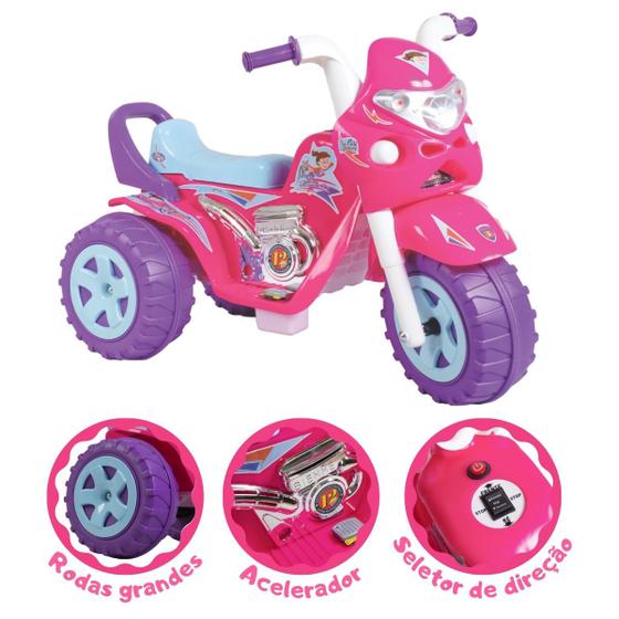 Mini Moto Elétrica Spider 12V Motinha Para Crianças Biemme - Moto ...