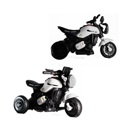 Mini Moto Infantil Elétrica 3 Rodas Com Pedal Triciclo Passeio 6V A ...