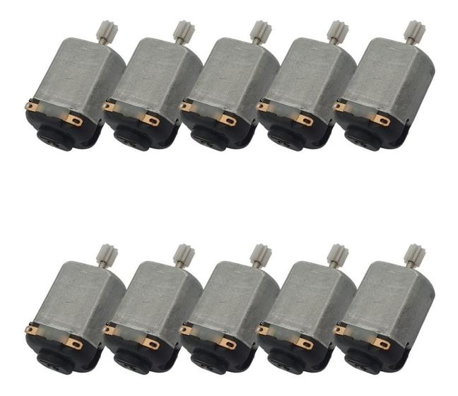 Mini Motor 130 Motorzinho Dc 3 A 6v Com Engrenagem para Robótica e ...