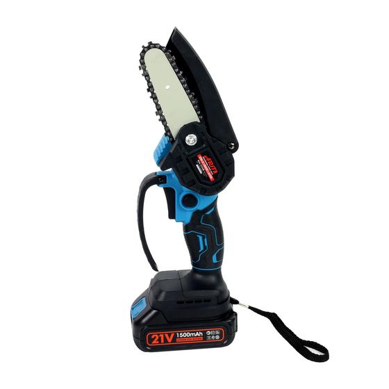 Mini Motosserra 4 polegadas Motor Sem Escovas de Cartão ( Brushless ) C ...