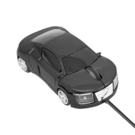 Mini Mouse Óptico Carrinho Cabo Retrátil Usb 1200dpi Preto - Aq ...