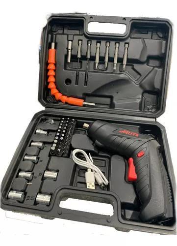 Mini Parafusadeira Furadeira Elétrica Portátil Usb Maleta Led Na ponta ...