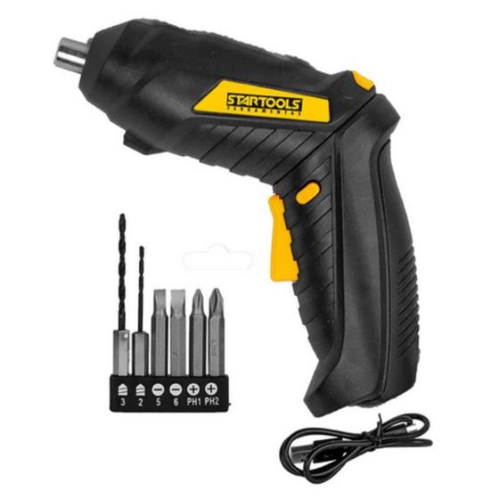 Mini Parafusadeira Recarregável 3.6V com Kit Bits - STARTOOLS - Parafusadeira - Magazine Luiza