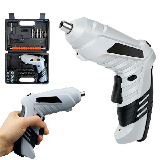 Mini Parafusadeira Sem Fio Portátil Recarregável Com Maleta - Knup ...