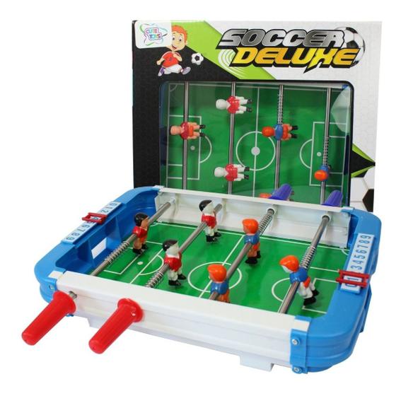 Mini Pebolim Totó Futebol De Mesa Soccer Deluxe - cute toys - Pebolim ...
