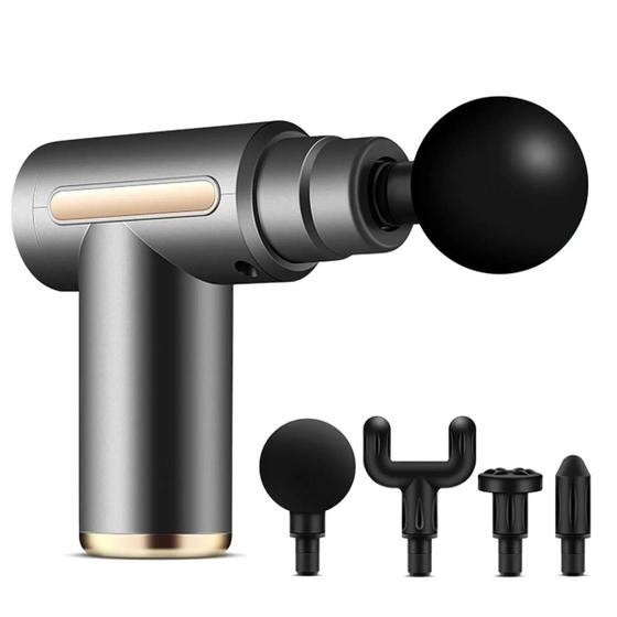 Mini Pistola Massageadora Elétrica Corporal Penas Costas Braço Ombro ...