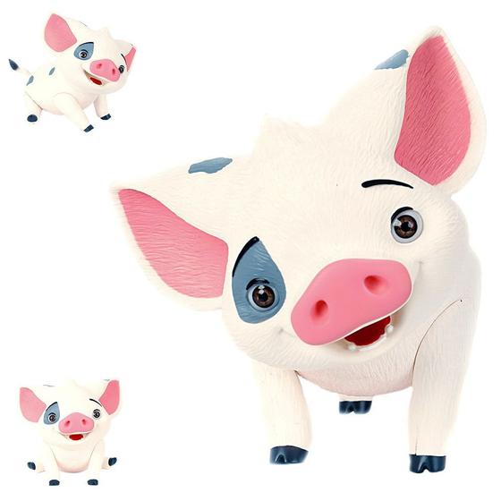 Mini Porquinho Pua 20cm Articulado Moana Disney Cotiplás - Brinquedos ...