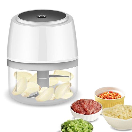 Mini Processador De Alimentos Elétrico Portátil Usb Com 3 Lâminas - Midio - Processador ...