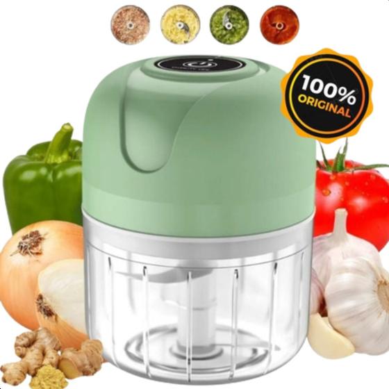 Mini Processador de Alimentos multiprocessador moedor Elétrico Portátil Usb sem fio - Moedor ...