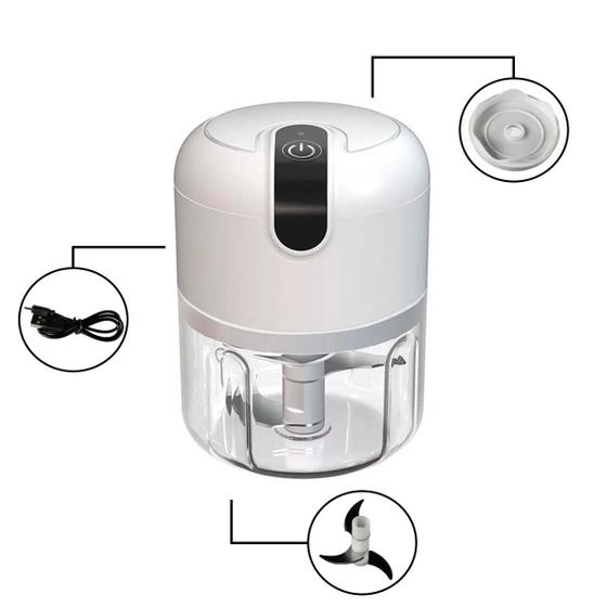 Mini Processador Portátil Elétrico Recarregável Premium - Belakasa ...