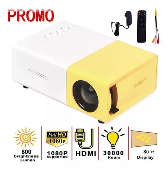 Mini Projetor Portatil De Imagens 600lm Led Projetor HD - Led Projector - ACESSÓRIOSIMPORTS ...