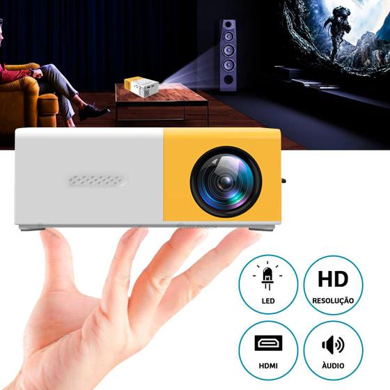 Mini Projetor Portátil Full Hd Led 600 Lumens Usb Sd Hdmi - Led Projector - Projetor - Magazine ...