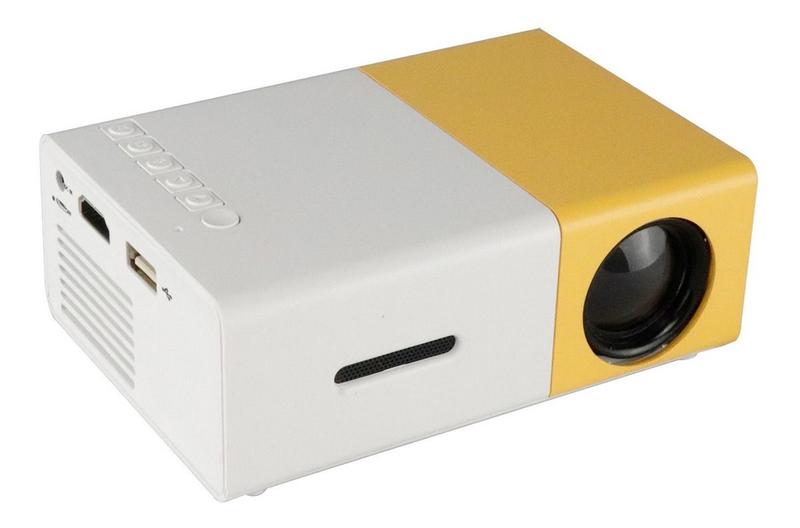 Mini Projetor Portátil Led Hd 600 Lumens Usb-hdmi-sd Amarelo 110-220v - IMP - Projetor ...