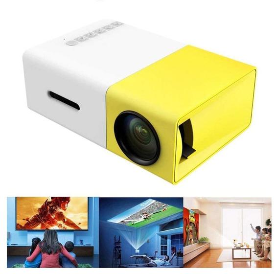 Mini Projetor Yg-300 Led Portátil Full Hd 600 Lumens Sd Usb - Compre Já Fácil - Projetor ...