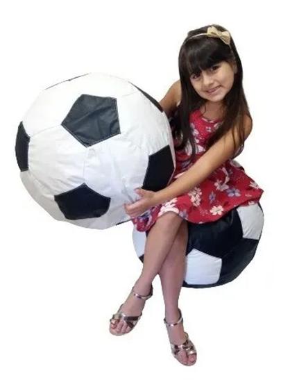 Mini Puff Bola Futebol - Branco e Preto - Vazio/Sem Enchimento ...