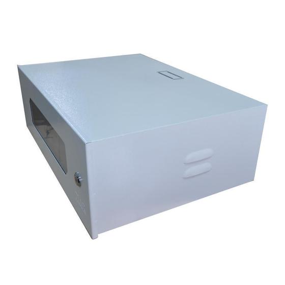 Mini Rack 19 03U X 350Mm Acr Branco - Max Eletron - Rack Organizador para CFTV - Magazine Luiza