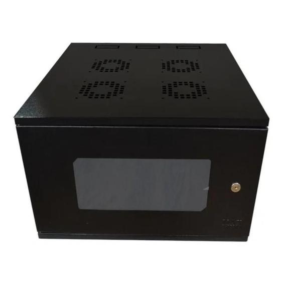 Mini Rack 19 09u x 570mm Preto - Max Eletron - Rack Organizador para ...