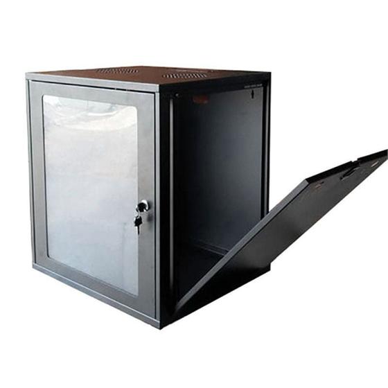 Mini Rack 19 Polegadas 09u x 550 Mm Preto - MAX ELETRON - Rack ...