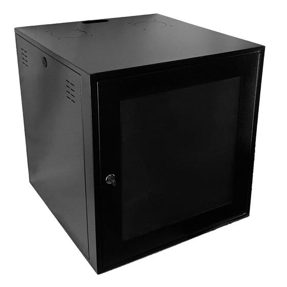 Mini Rack de Parede 12U x 480mm Preto - Standard - Pier Telecom - Rack ...