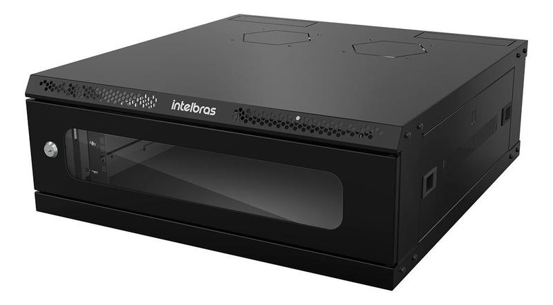 Mini Rack Intelbras 19 Desmontável Parede 3u X 570mm Cftv Switch Dvr ...