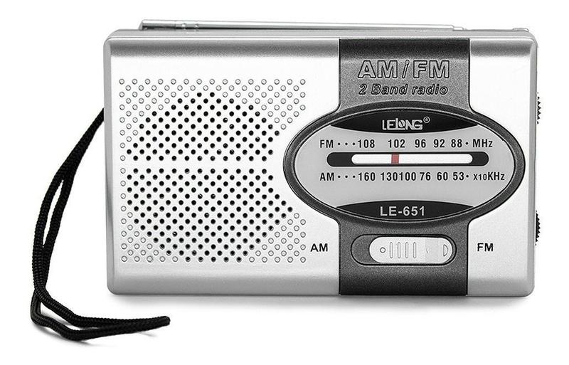 Mini Radio Portatil Am Fm De Bolso Com Fone De Ouvido - Lelong - Rádio ...