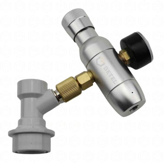 Mini-Reguladora de CO2 com Manômetro + Ball-Lock de Gás - Getel ...