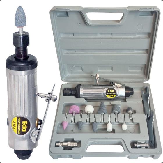 Mini Retífica Pneumática Micro Esmeril Ar Maleta Acessórios - EDA ...