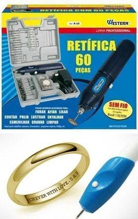Mini Retífica Western Original Com 60 Acessó + Caneta Gravadora - Mini ...