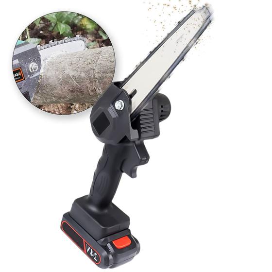 Mini Serra Eletrica Motossera Portatil Poda Madeira Bateria - Afastore ...